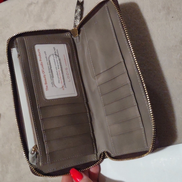 Lodis | Bags | Brand New Never Been Used Lodis Wallet With Rfid ...